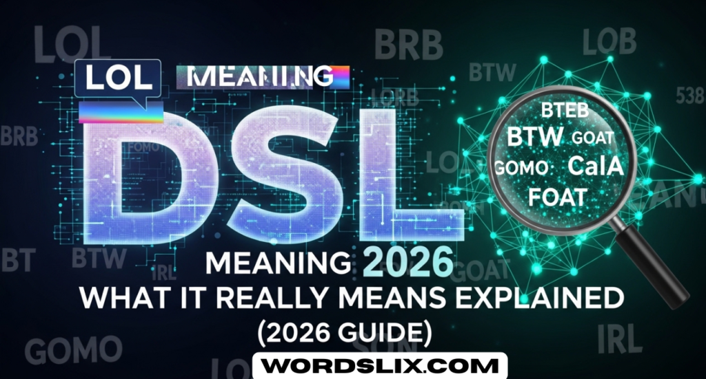 DSL Meaning Slang: What It Really Means Explained (2026 Guide)